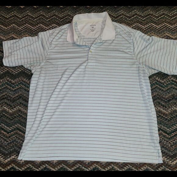 George | Shirts | George Mens Blue And White Poloshirts | Poshmark